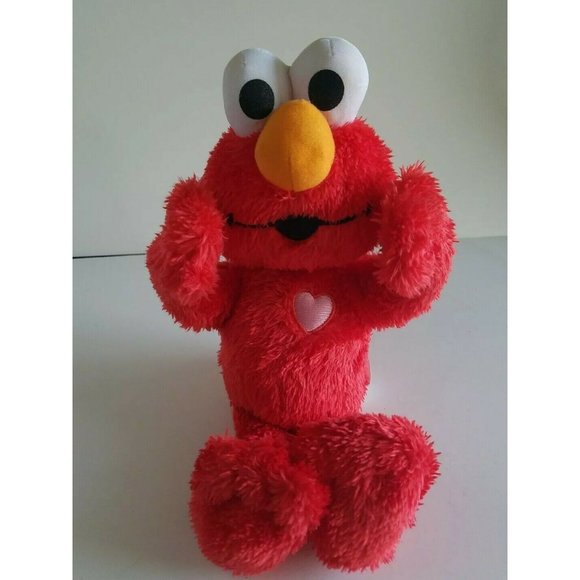 Hasbro | Toys | 20 Sesame Street Talking Sweet Kisses Elmo Plush Toy ...
